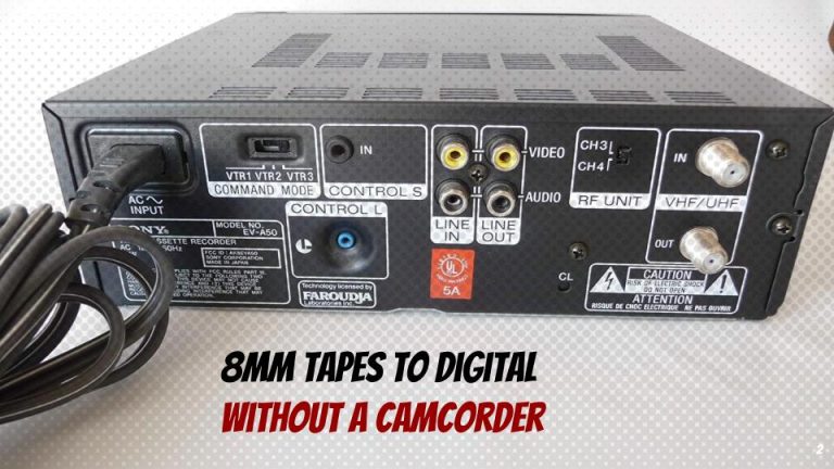 How to Convert 8mm Tapes to Digital without a Camcorder