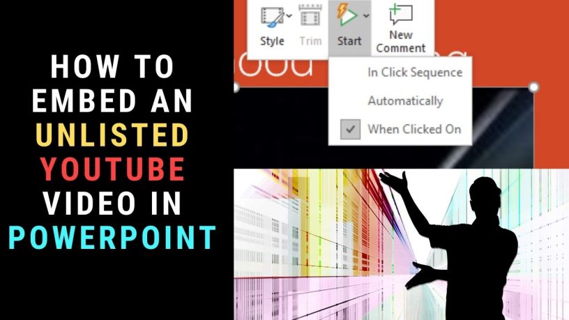 Quickest Way To Embed An Unlisted YouTube Video In PowerPoint